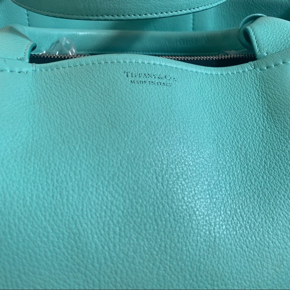 Tiffany & Co. | Bags | Tiffany Co Leather Tote Blue | Poshmark